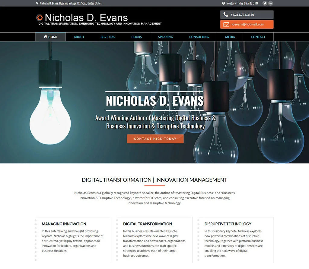 Nicholas Evans | Innovators360